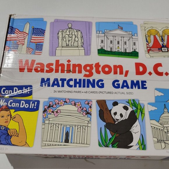 Toys | America Usa Washington Dc Matching Game | Poshmark